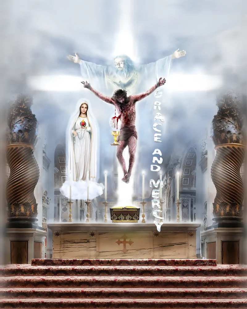 Sr. Lucia’s 1929 Trinity Vision Art Print – RL George Studio